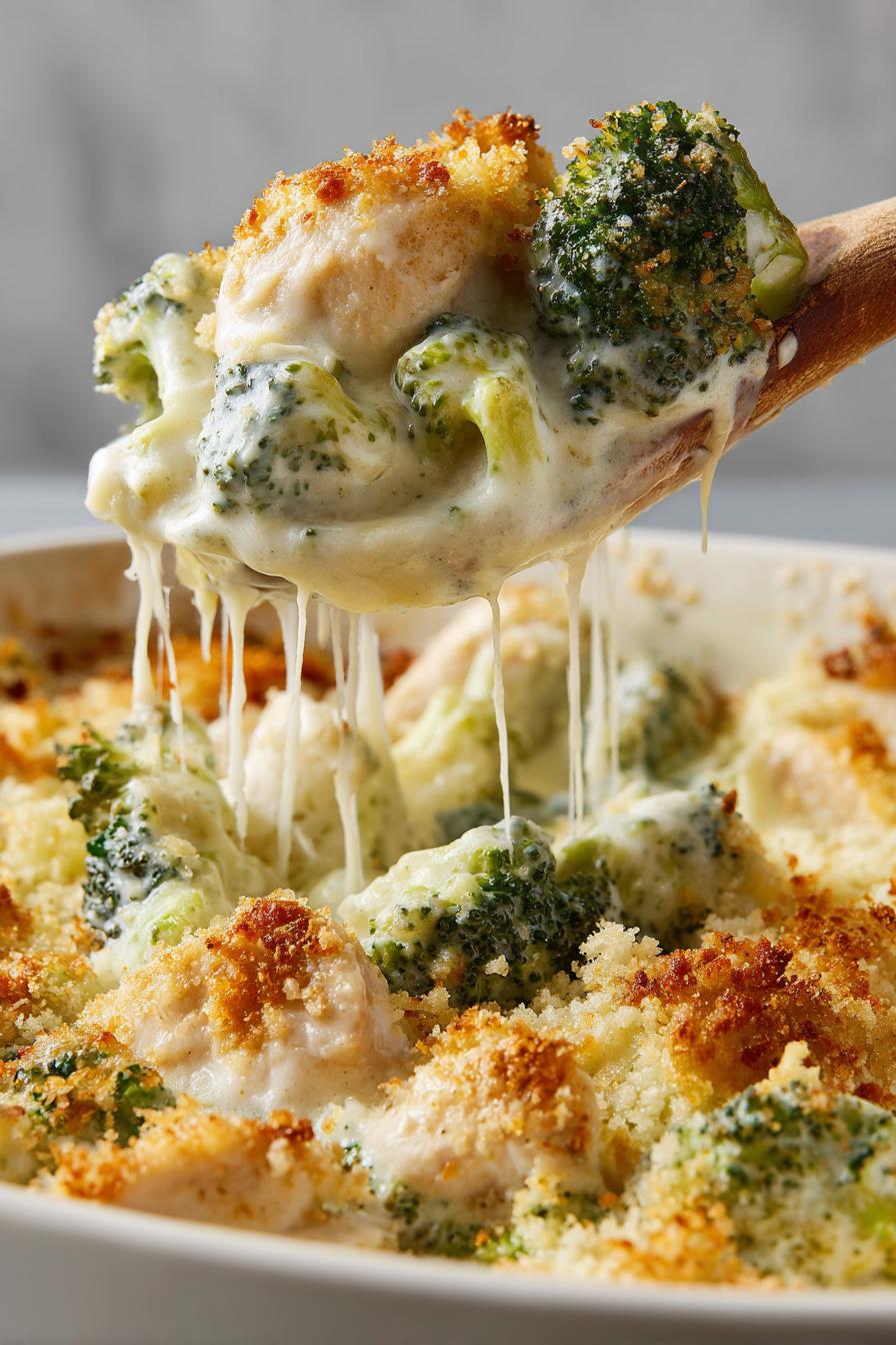 Amazing Cream Cheese Chicken Broccoli Comfort - Inspire Spire