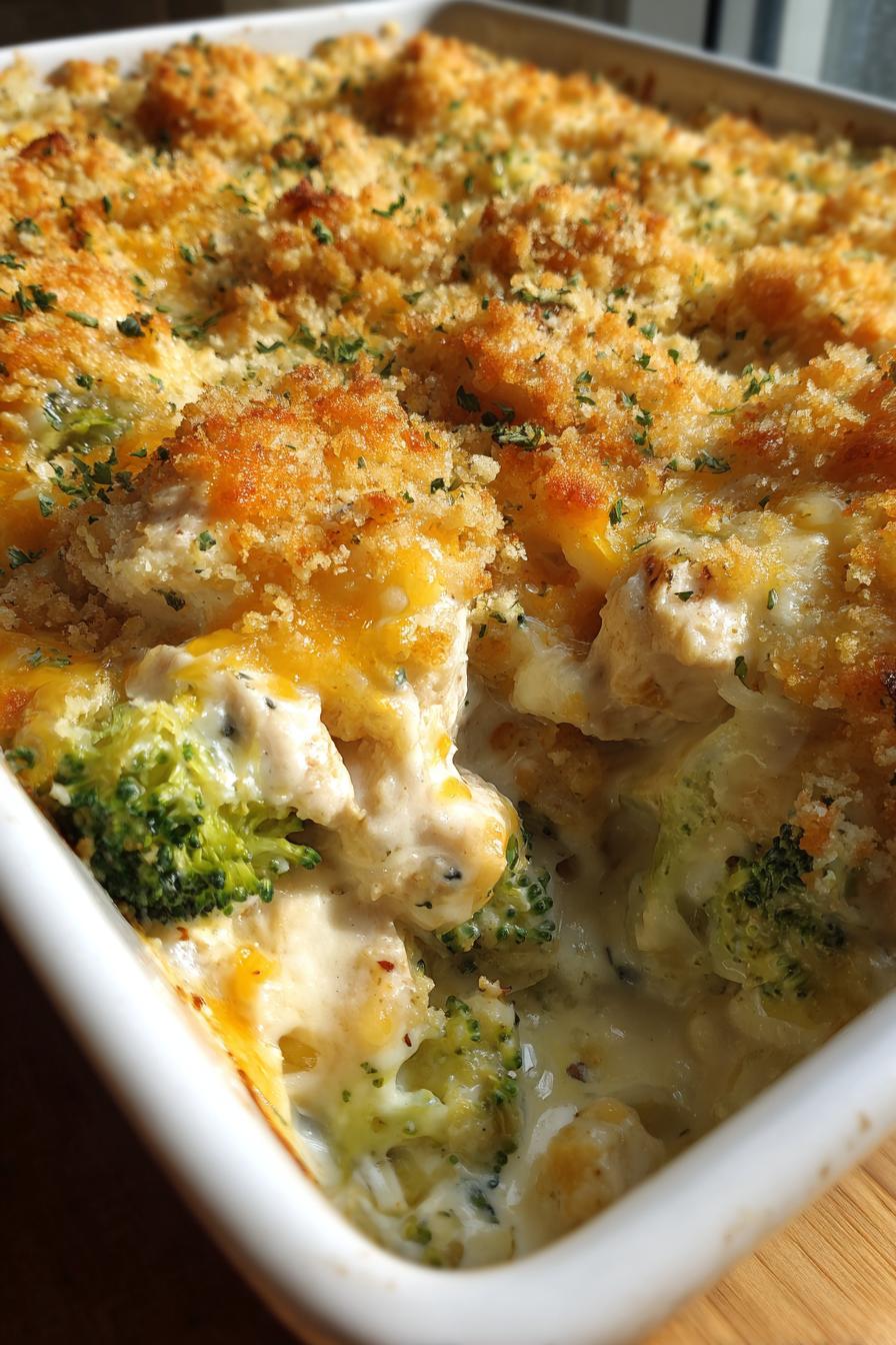 Amazing Cream Cheese Chicken Broccoli Comfort - Inspire Spire