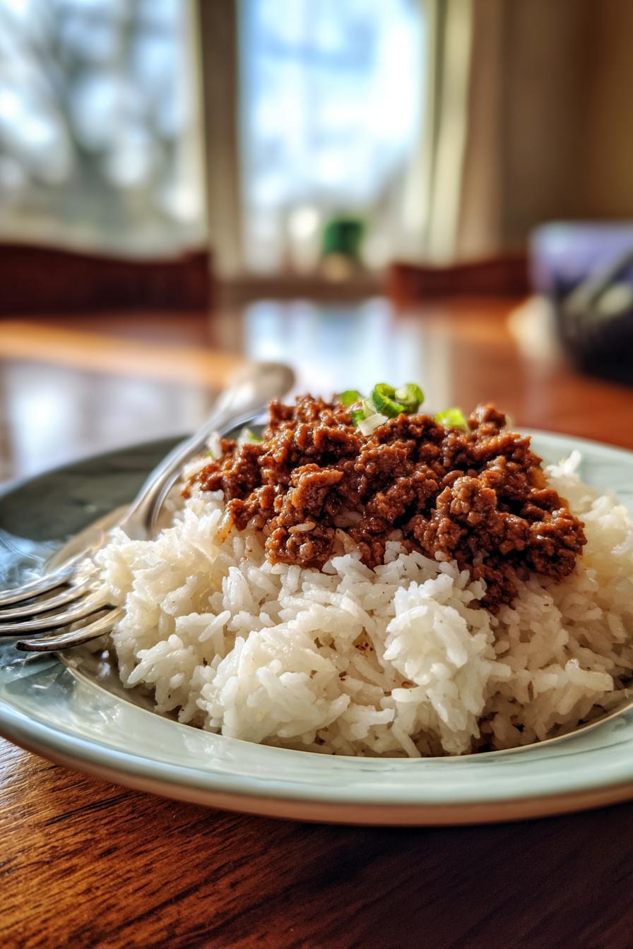 Amazing Rice and Ground Beef: 40 Mins - Inspire Spire